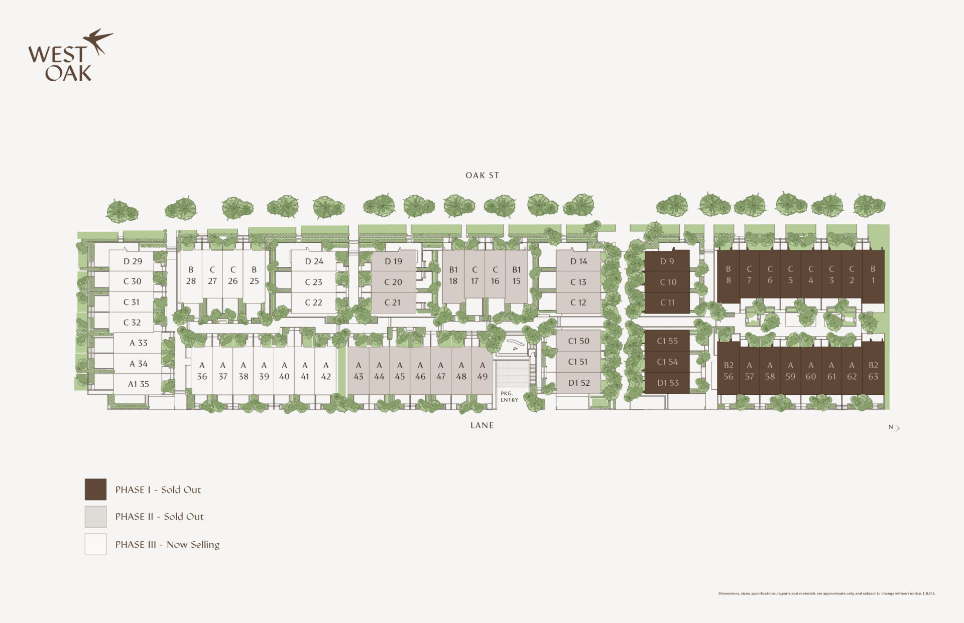 Site Plan - West Oak by Shokai Canada
